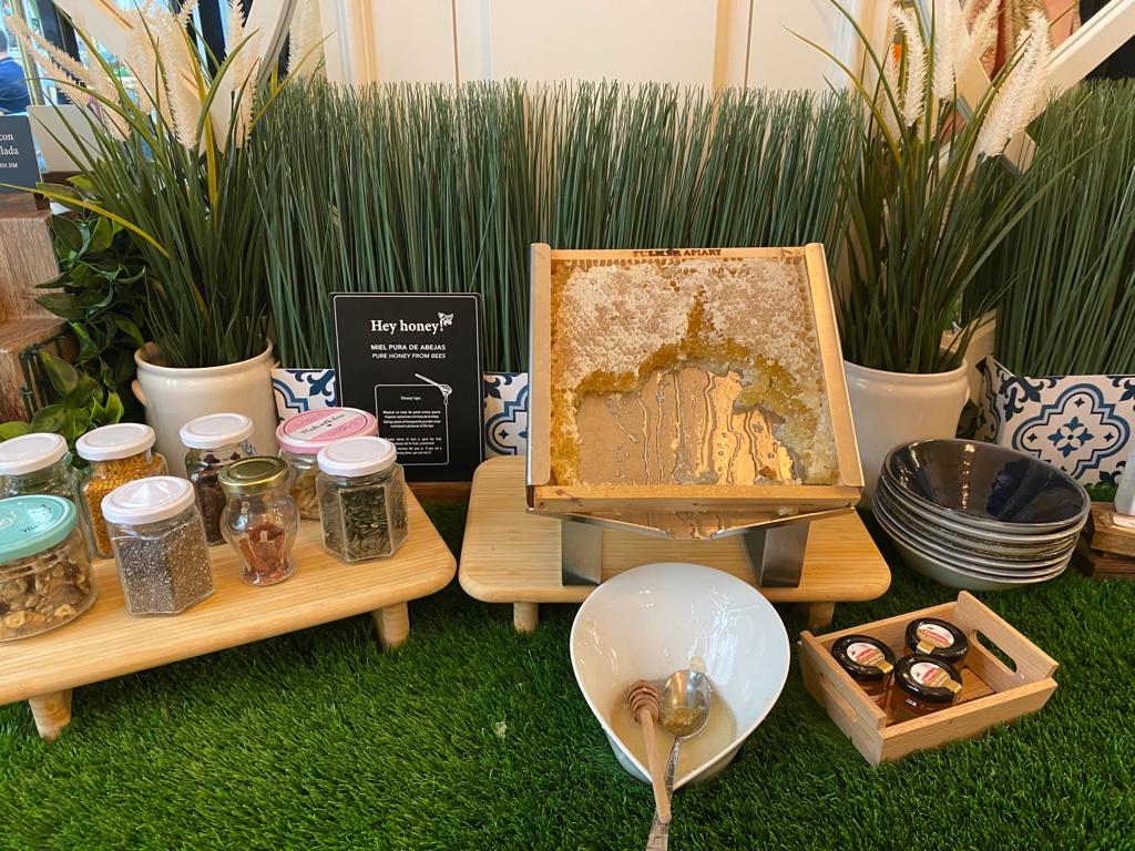 Gran variedad de panales de miel para hostelería